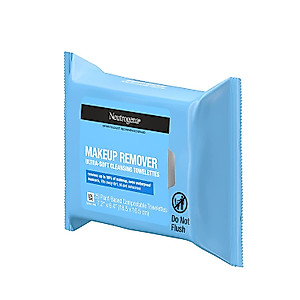 Neutrogena Makeup Remover Cleansing Towelettes, Daily Face Wipes to Remove Dirt, Oil, Makeup & Waterproof Mascara, 25 ct. (Pack of 2)