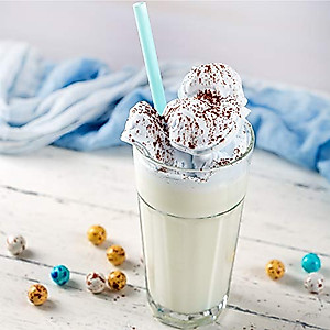 Volarium Drinking Glasses Set of 6, Premium Lead-Free Clear Iced Tea Glasses, Heavy Base Highball Glass Tumbler Set for Drinking Water, Cocktail, Juice, Milkshake, Coke, Soda, 12 ¼ oz