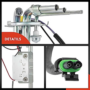 A-Premium Fuel Gas Tank Sending Unit Compatible with Chevrolet Blazer 1987-1991, R10/R20/R1500/R2500/V10/V20 Suburban & GMC Jimmy, R1500/V1500 Suburban, 31 Gallon Tank, with 4 Outlets