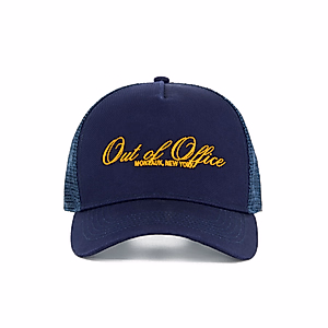 Almere Graphic Mesh Adjustable Trucker Hat and Baseball Cap for Women (Polyester Mesh, Out of Office)