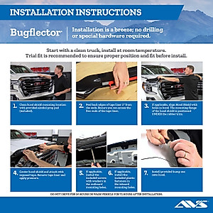 Auto Ventshade [AVS] Bugflector / Hood Shield | Dark Smoke | 23725 | 2005 - 2006 Chevrolet Silverado 1500, 2500HD, 3500