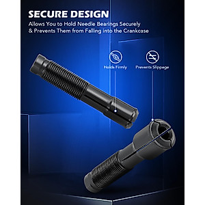 Orion Motor Tech Wheel Bearing Puller Tool Kit Compatible with Harley Davidson Motorcycles, Wheel Bearing Remover Installer Tool Set for 0.75" 1" 25mm Bearings Compatible with Hogs from 2000, 11 Pcs