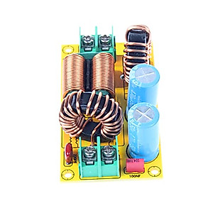 NOYITO DC LC Filter DC EMI Power Filter 0 to 50V 2A 4A 10A 20A Filtering Board (20A)