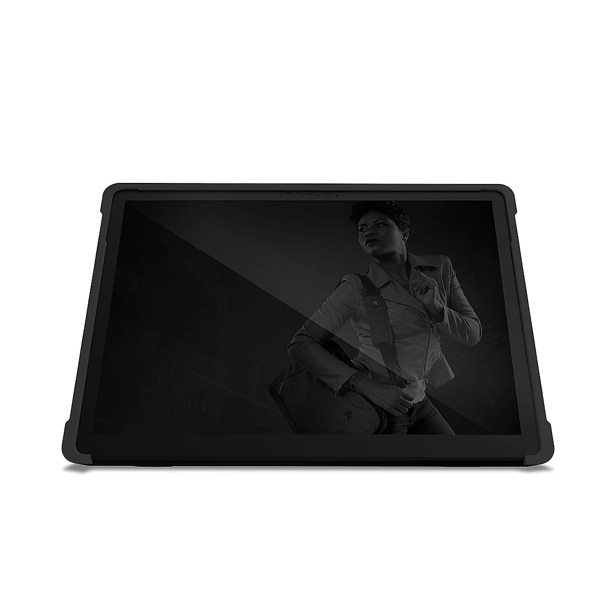 STM Dux Shell for Microsoft Surface Pro X (2019/2020/2021) - Durable and Protective Case - Black