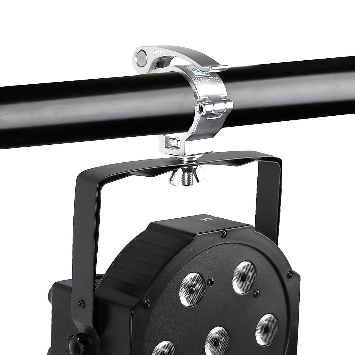 5 Pack 2 Inch Quick Lock and Release Heavy Duty 220 Lbs Aluminum Alloy Stage Lighting Clamp for Moving Head Light Par Light Spotlight Fit 50 mm OD Pipe -TUV Certificated