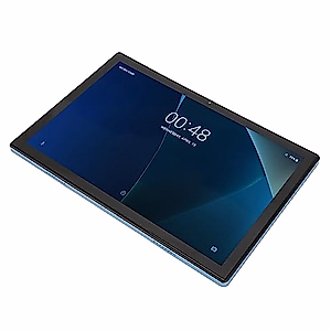 Haofy Smart Tablet, 5G WiFi 1960X1080 Resolution GPS Tablet FDH Screen 7000mAh 8GB RAM 256GB ROM with USB Cable for Learning Game (Blue)