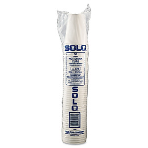 Solo 378W-2050 8 oz White SSP Paper Hot Cup (Case of 1000)