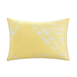 Chic Home 6 Piece Sicily Oversized Overfilled Comforter Set, Twin, Yellow