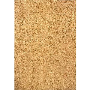 nuLOOM Belleza Shag Area Rug, 8' 10" x 12', Yellow