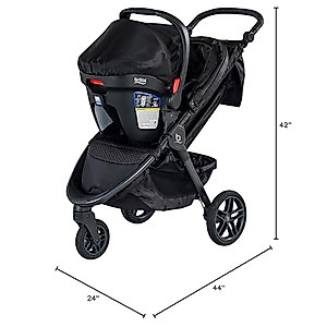 Britax B-Free & B-Safe Gen2 Flexfit Travel System, Midnight
