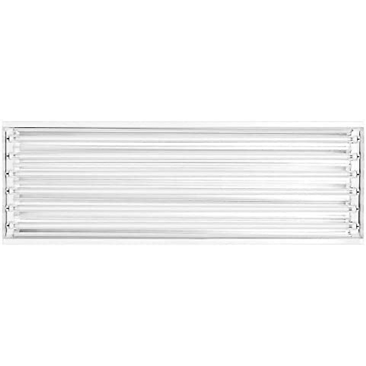 Four-Bros Lighting 6 Bulb/Lamp T8 LED Linear High Bay Warehouse Shop Light Fixture - (6) LED T8 Bulbs Included - Daylight - 17160 Lumens, Made in USA, BAA Certified…