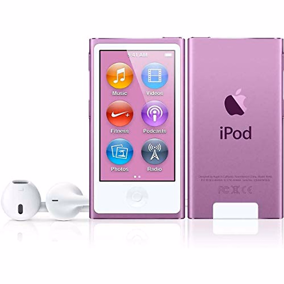 Apple iPod Nano 16GB Purple (7th Generation) (Renewed)