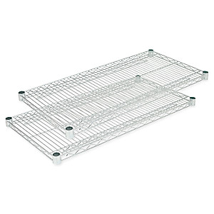 Alera 9432782 Industrial Extra Wire Shelves, 48W X 18D, Silver (Case of 2)