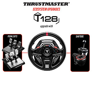 Thrustmaster T128X, Force Feedback Racing Wheel with Magnetic Pedals (Compatible with Xbox Series X|S, Xbox One, PC)