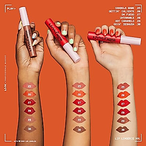 NYX PROFESSIONAL MAKEUP Lip Lingerie XXL Matte Liquid Lipstick - Goin Desnuda (Chocolate Brown)