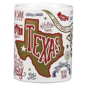 Primitives by Kathy 33554 Lol Made You Smile Coffee Mug, 20-Ounce, Texas