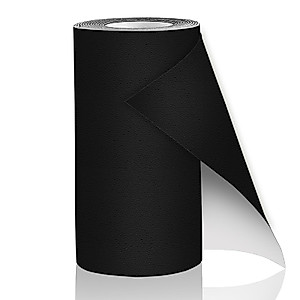 Leather Repair Tape Patch - 4 x 63 inch Leather Repair Patch Self Adhesive Vinyl Repair Tape - Furniture Leather Repair Kit for Car Seats,Couches,Jackets,Sofas,Handbags Black