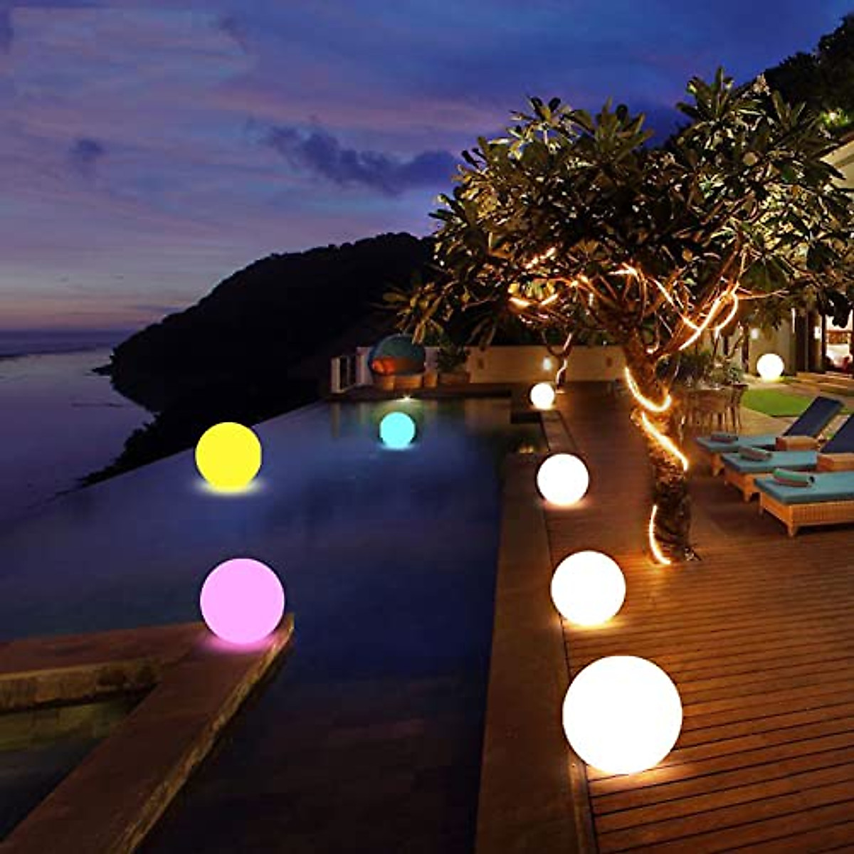 Soravl Floating Pool Lights - Color Changing Waterproof LED Lights