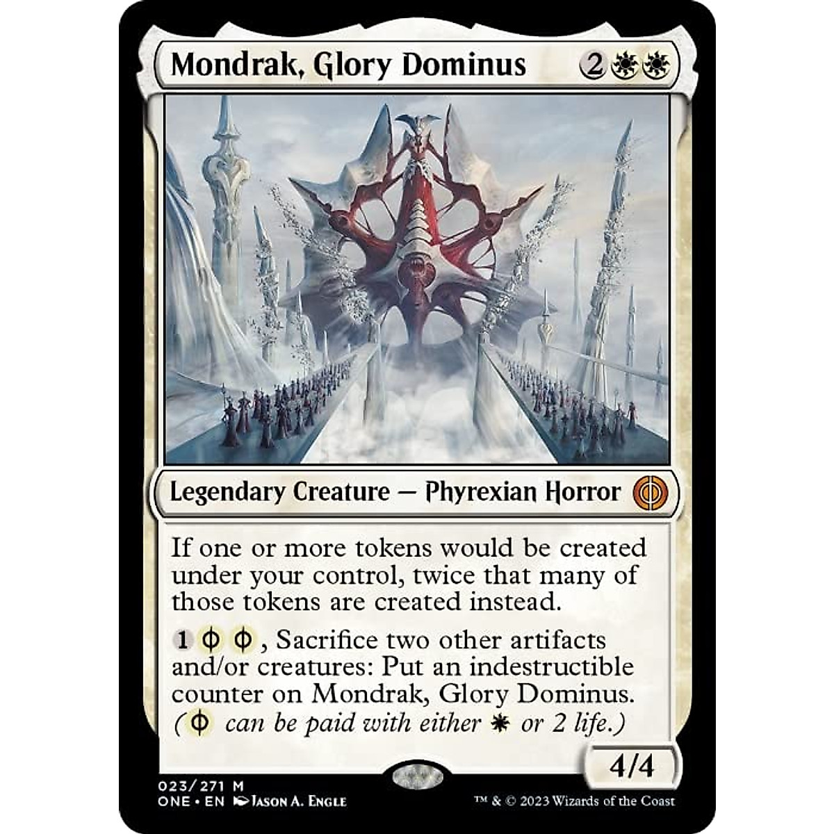 Magic: the Gathering - Mondrak, Glory Dominus (023) - Phyrexia: All Will Be One