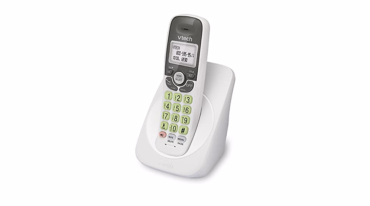 VTech VG101 Cordless Phone - Clear Sound, 1000ft Range & Backlit Display