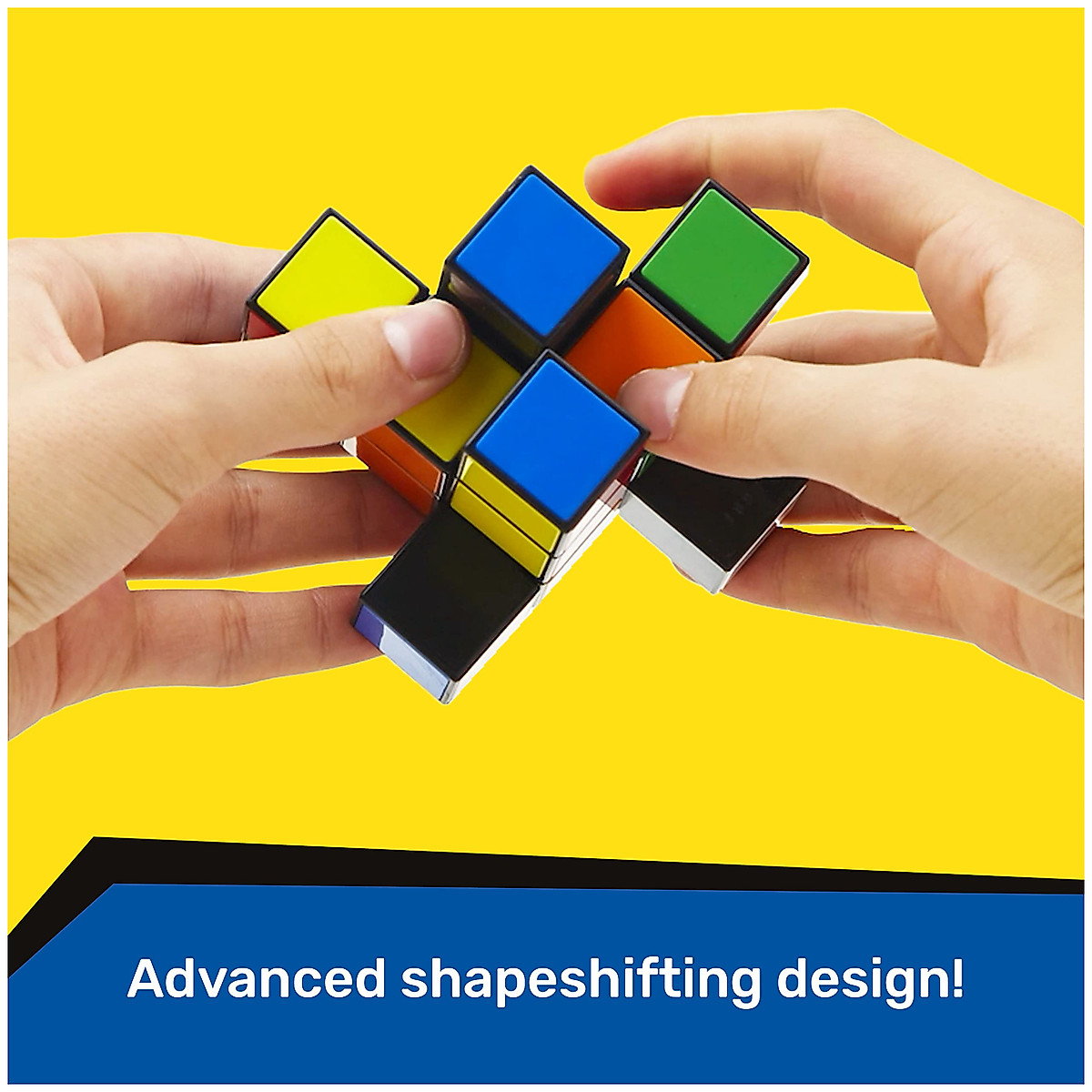 Rubik's Tower, 2x2x4 Complex Color-Matching Puzzle Travel Problem-Solving Cube Challenging Brain Teaser Fidget Toy, for Adults & Kids Ages 8 and up
