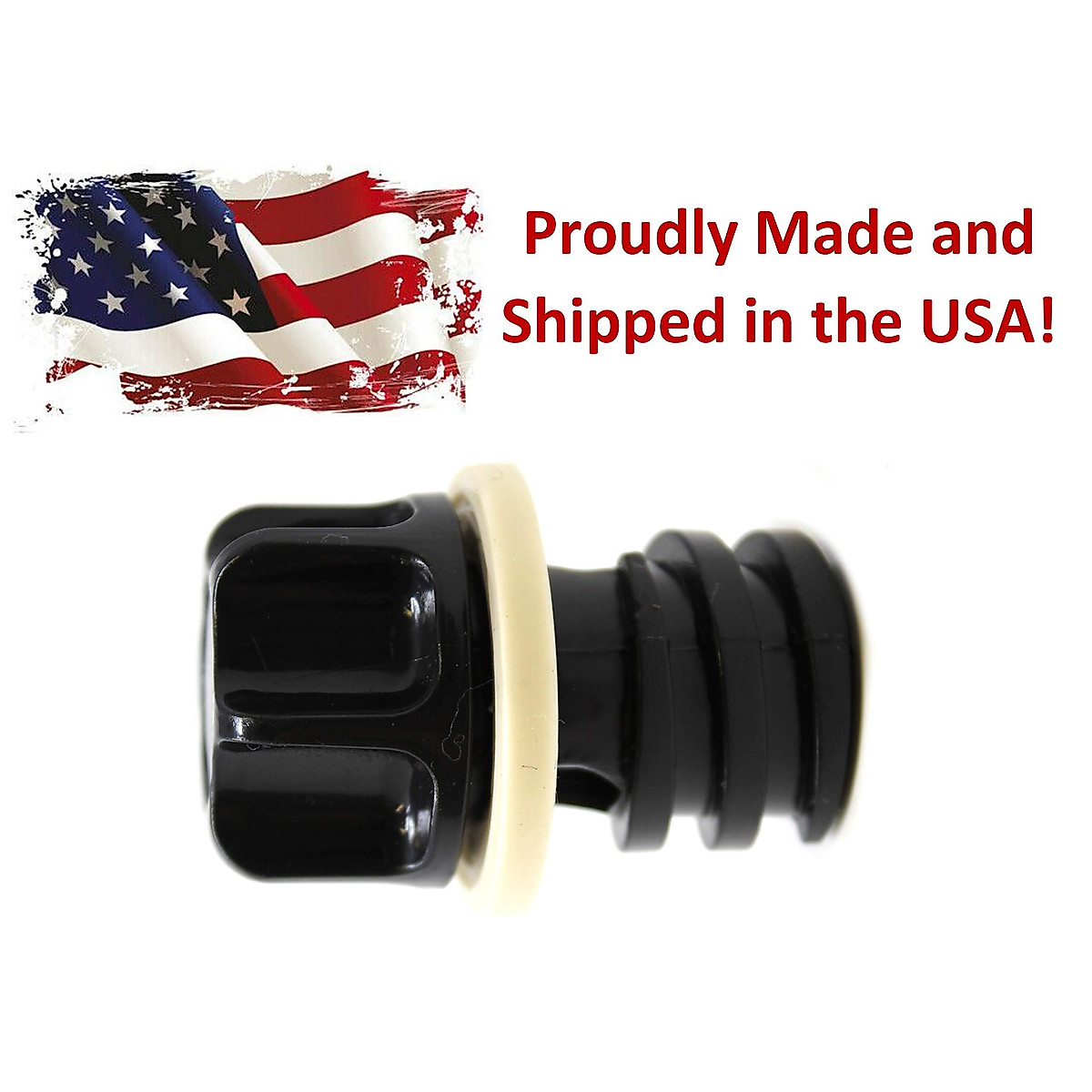 Cooler Drain Plug & Gasket Assembly Compatible with Yeti, RTIC, ORCA, OVO, Bird Dog Coolers 70QT 110QT (1 Drain Plug)