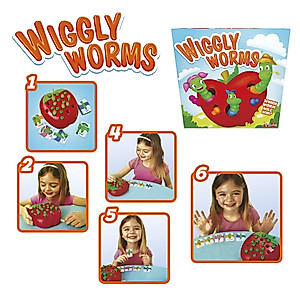 Goliath Games 919207.006 Wiggly Worms Kids Games | for Ages 4+ | for 2-4 Players, Multi