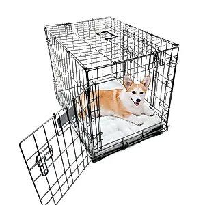 Dog Bed Crate Mat(30" X 19"), Soft Plush Dog Bed Pad Machine Washable Crate Pad, Dog Sleeping Mat with Anti Slip Bottom