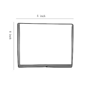 Keewah Football Cookie Cutter Set - Football, Football Helmet, Football Field, T-Shirt, Foam Finger - 5 Piece - Stainless Steel