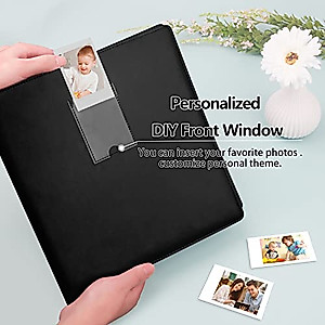 640 Pockets Photo Album for Fujifilm Instax Mini Camera, Polaroid Snap PIC-300 Z2300 Instant Camera, 2x3 Photo Album Book for Fujifilm Instax Mini 11 12 9 Evo 90 70 40 8 7 LiPlay Instant Camera (black)
