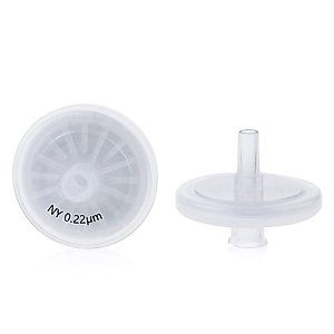 Welded Syringe Filters, Pack of 20, Nylon Membrane Diameter 25 mm Pore Size 0.22 μm Filtration by Labfil