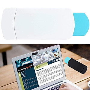 Webcam Cover Ultra Thin Plastic Lens Cap Cover Anti-hacker Privacy Security Suitable for Smartphones Tablets Desktops Laptops(white)