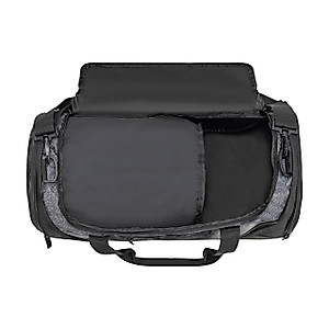 PUMA unisex adult Contender Duffel, Dark Grey, One Size US