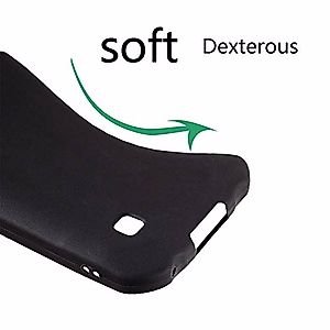 HHUAN Case for ZTE Blade A51 (6.52"), with 2 Tempered Glass Screen Protector Ultra-Thin Black Soft Silicone Anti-Drop Phone Cover, TPU Bumper Shell Case for ZTE Blade A51 - WM113