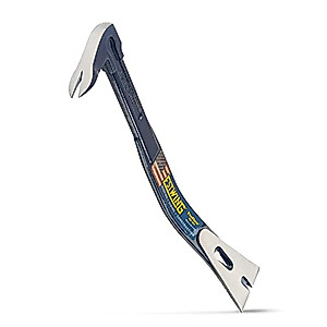 ESTWING Pro-Claw Pry Bar - 16" 3-in-1 Roof/Siding/Construction Tool with Nail Puller & Pry Blade - RSC