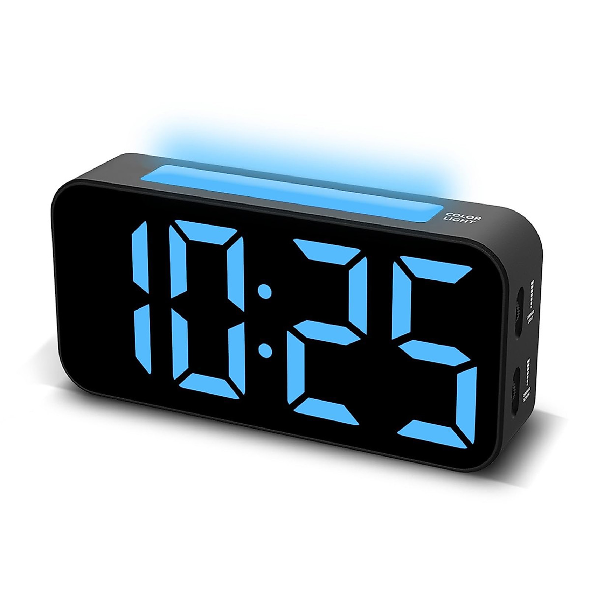 Topski Loud Alarm Clocks for Bedrooms Heavy Sleepers, Digital Clock with Night Light, Large Display, Dual Alarm, Snooze, Dimmable Bedside Alarm Clock for Kids Teens Boys Girls