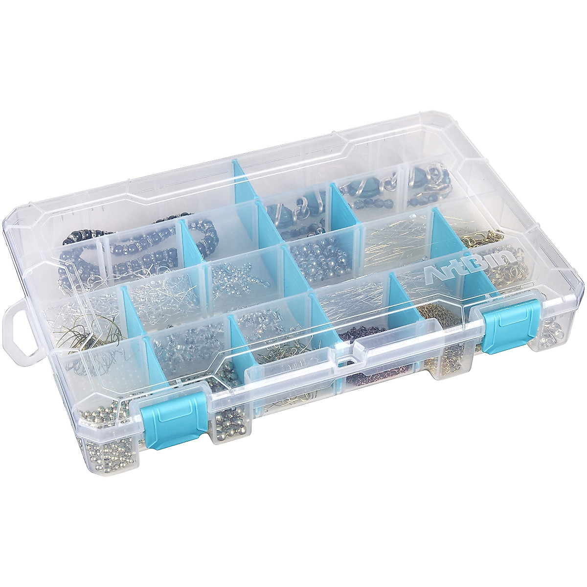 Tarnish Inhibitor Medium Box with Six Compartments in Translucent