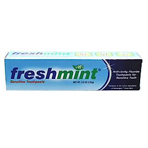 Freshmint 4.3 oz. Sensitive Anticavity Fluoride Toothpaste Individually Boxed