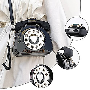 Lanpet Women Telephone Shaped Cross Body Bag Girls Purse Daily Totes Handbag Messenger Shoulder Bag