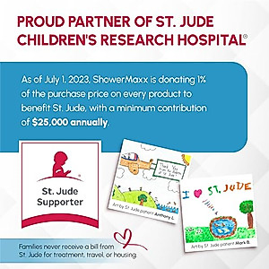 ShowerMaxx, Luxury Spa Series: ImperialShine Gold Rain Shower Head, 6-Inch Round Rain Showerhead with 360 Tilt, Experience Rainfall with MAXX Comfort and Elegance (Polished Brass/ImperialShine Gold)