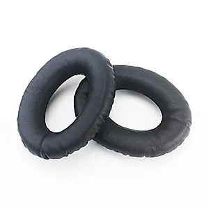 NewFantasia Softer Leather Replacement Earpads Compatible with Bose QC25, QC35, QC35 ii, QC45, QC15, QC2, AE2, Soundlink Headphones Sheepskin Leather Memory Foam Ear Cushions
