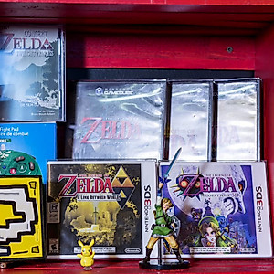 Premium Display Case Protectors Compatible for Nintendo 3DS Game Box , 0.40mm Thick and Clear PET Plastic Cases Compatible for Pokemon, Super Smash, Animal Crossing, Zelda, Minecraft (Pack of 25)