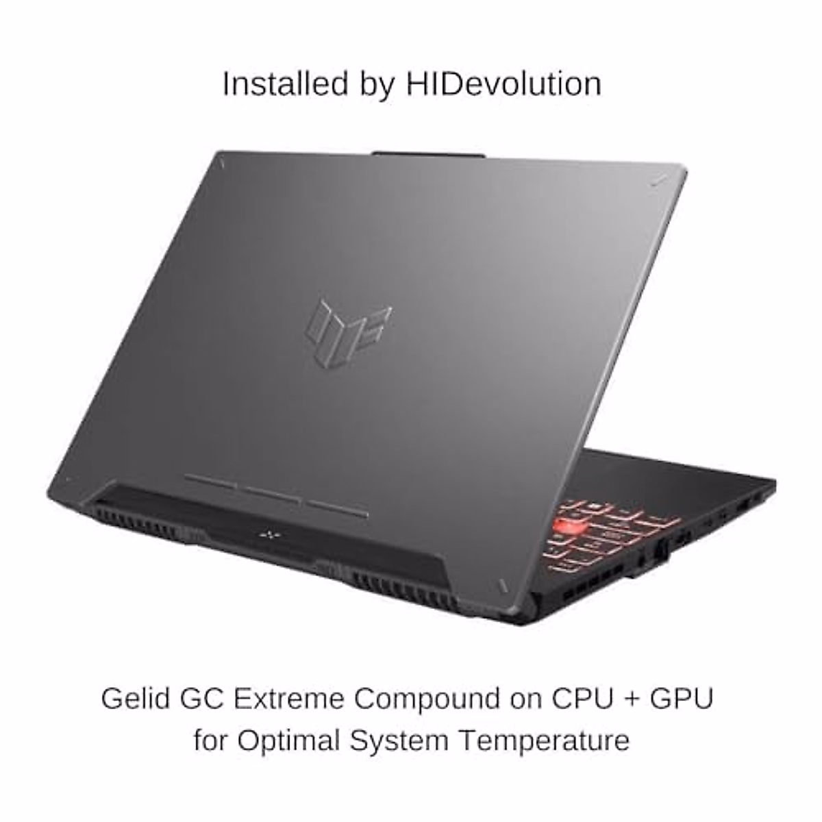 HIDevolution ASUS TUF Gaming A17 FA707XU 17.3" FHD 144Hz, 4.0 GHz Ryzen 9 7940HS, RTX 4050, 32 GB DDR5 RAM, 1 TB PCIe SSD, Windows 11 Pro