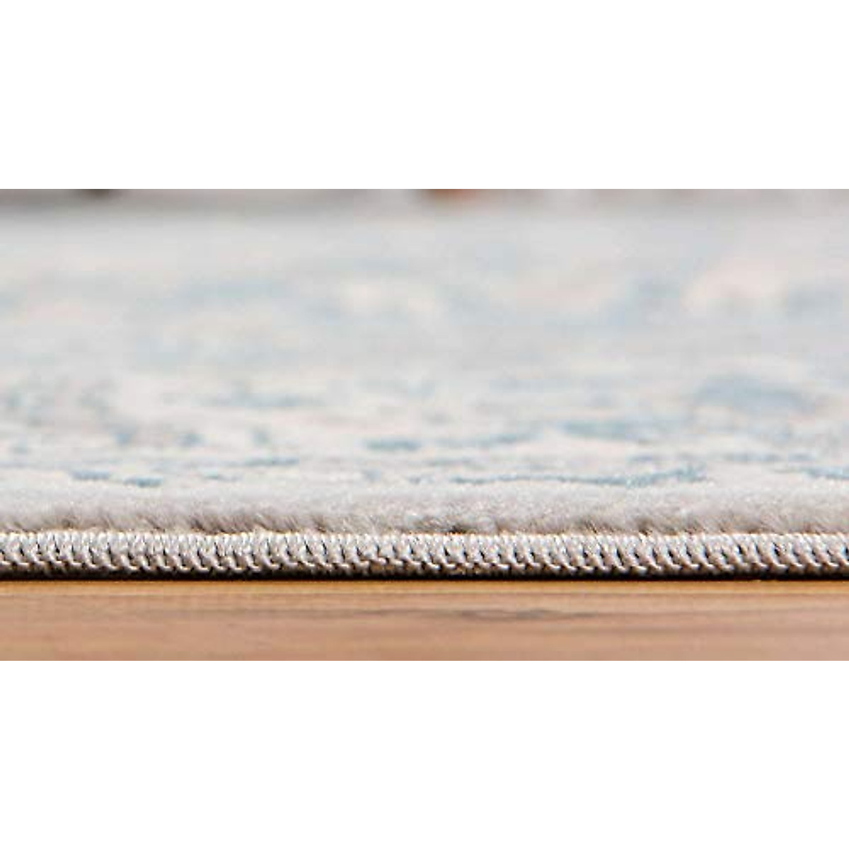 Unique Loom Paris Collection Area Rug - Louisa (5' 1" x 8' Rectangle, Dark Gray/ Beige)