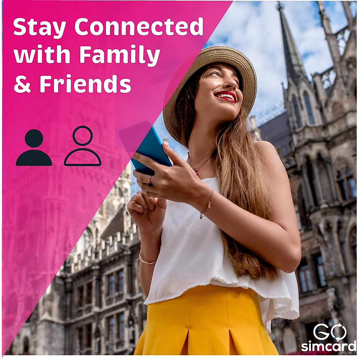T-Mobile Prepaid USA SIM Card (90 Day) | 5G/4G-LTE Unlimited High Speed Data/Calls/Texts() Prepaid SIM Card for USA| Phone use only not for Modem |