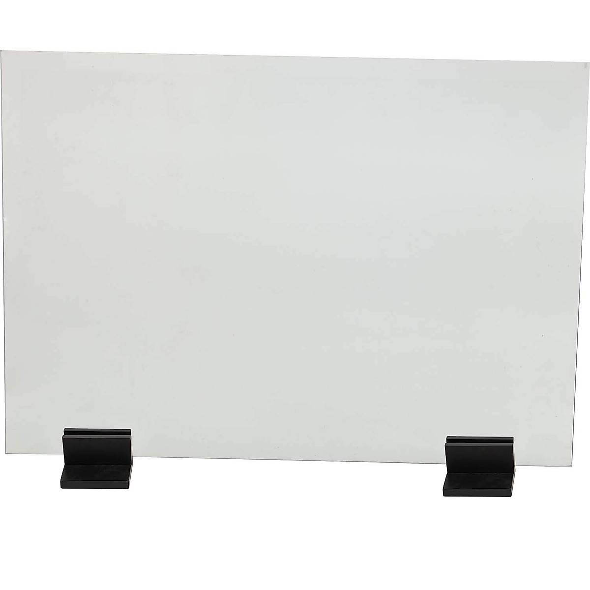 Dagan Pair of Glass Screen Bases (DG-AH-GS-BLK), Black