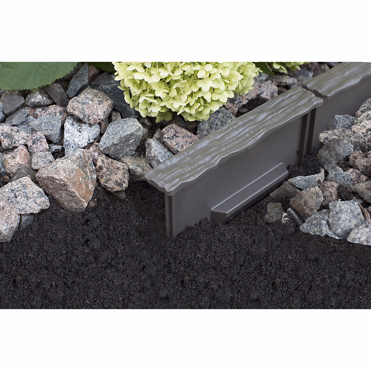Master Mark Dig-Free Poundable Edging, Poundable Decorative Stone Landscape Edging 5.25 in. x 36 in. (Warmstone)