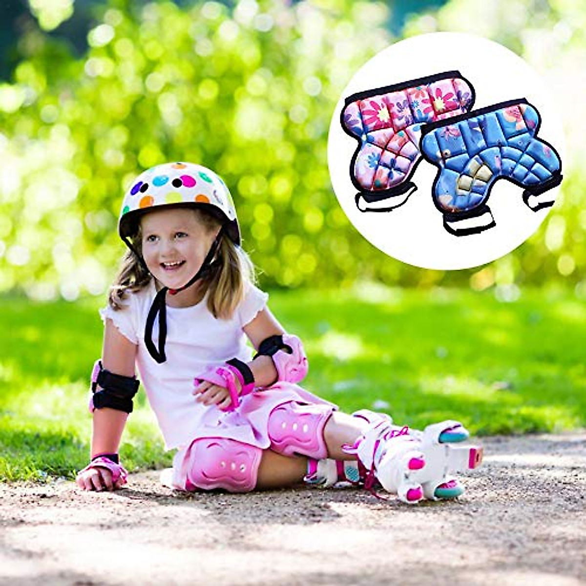 Kids Hip Protection Thickened Sports Shorts Skating Butt Pads Protectors for Children Skating Protective Gear Scooter Ski Butt Pad Adjustable Hip Protection Red