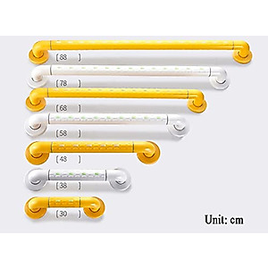 CRODY Grab Bars for Bathroom, Stainless Steel Nylon Shower Grab Bar, Home Bathroom Handicap Safety Handrail, Bathtub Safety Bar Hand Support Rail, Elderly Anti-Slip Balance Handle, Towel Rack Toilet A