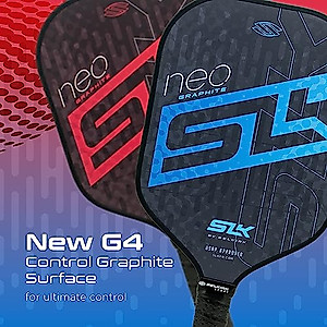 SLK by Selkirk Pickleball Paddles | Featuring a Multilayer Fiberglass and Graphite Pickleball Paddle Face | SX3 Honeycomb Core | Pickleball Rackets Designed in The USA for Traction and Stability